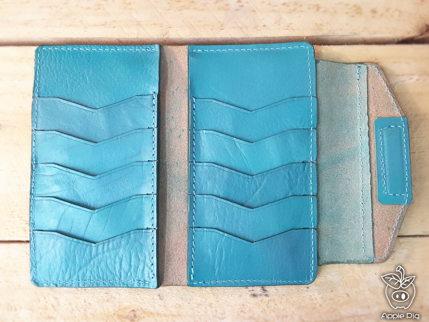 Apple Pig wallet Notebook 2 - Etsy