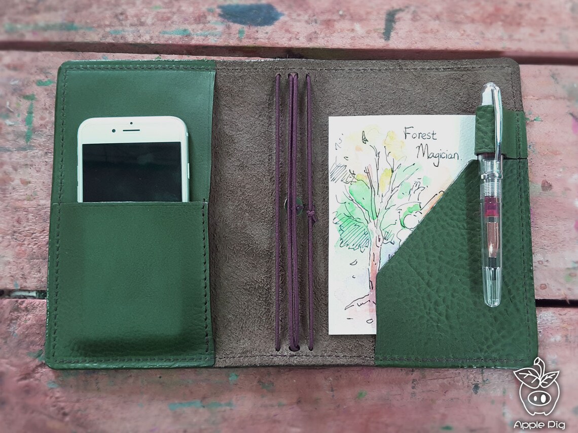 Try Tryfor All Kinds Leatherapple Pig Traveler's | Etsy