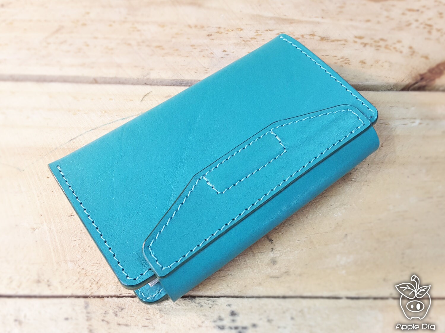 Apple Pig wallet Notebook 2 - Etsy