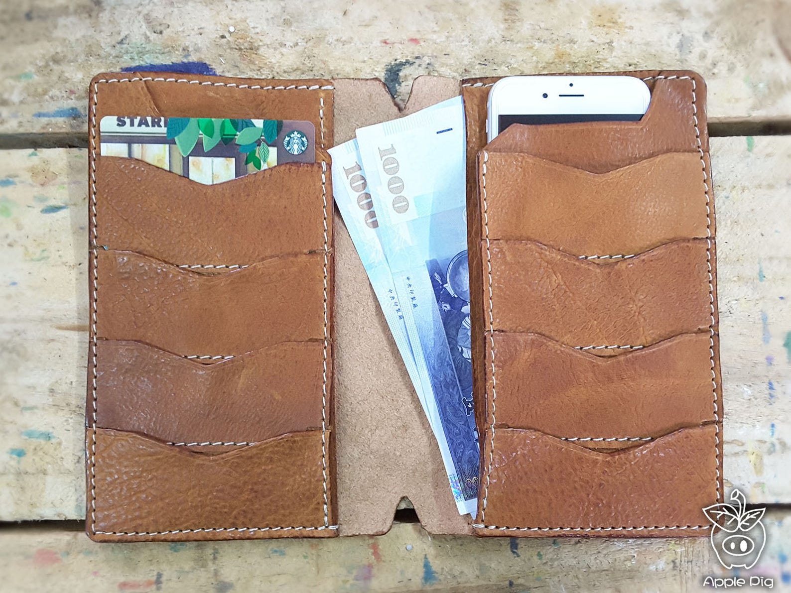 Apple Pig Wallet Insert 2 - Etsy
