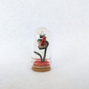 Polymer Clay Venus Flytrap – Halloween Horror Toy Under Glass Cap - Etsy