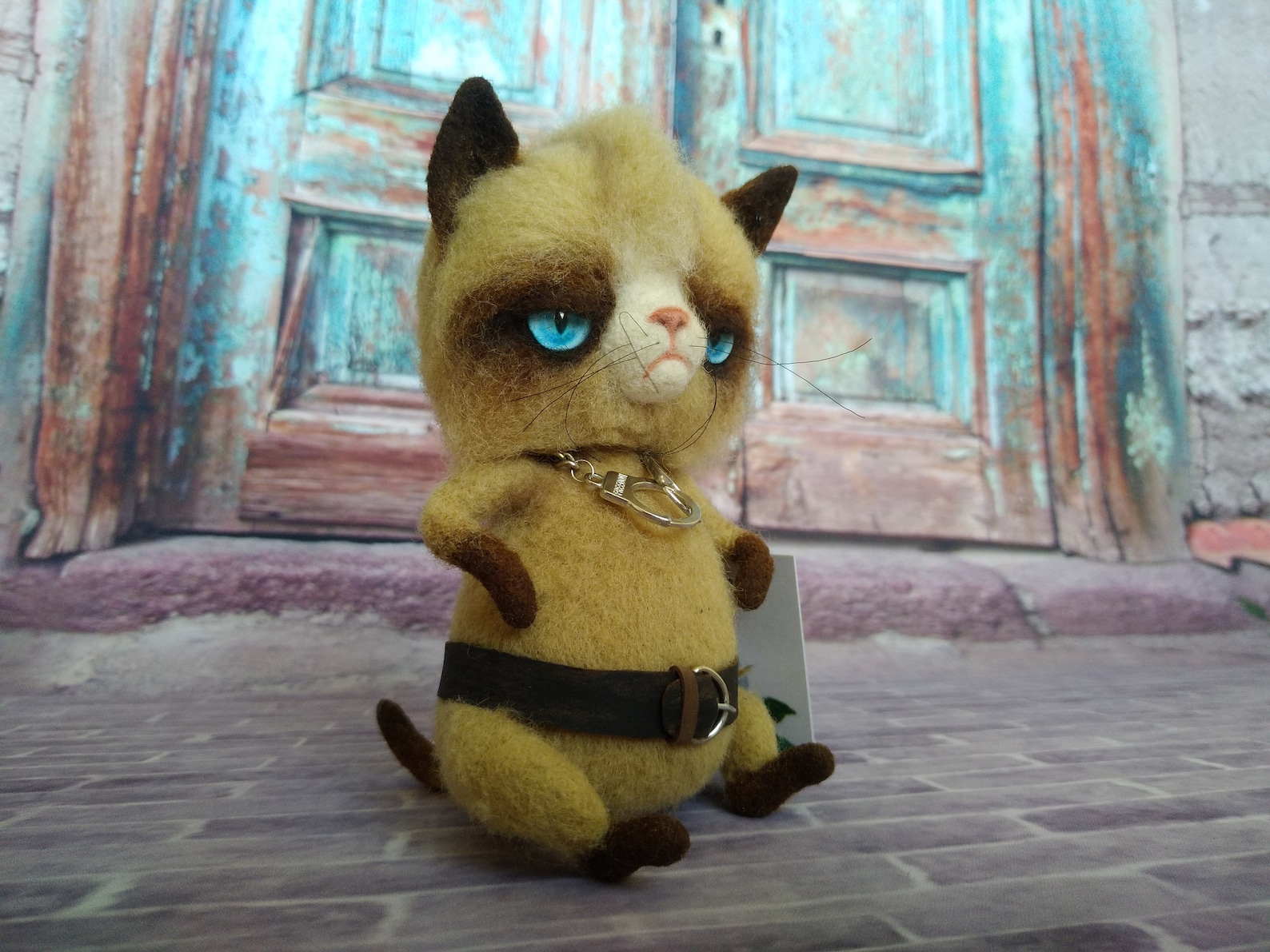 Grumpy Cat toy/ Needle felted cat/ Sad eyes/ Freedom cat/ Sad | Etsy