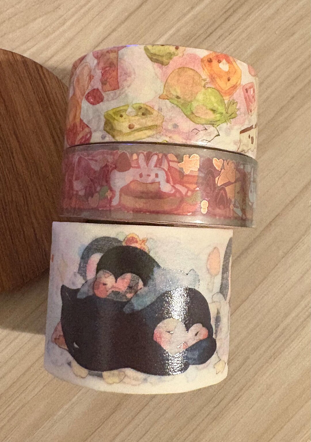 Cute Kawaii Animal Bird Penguin Bunny Washi Tape 3 Sets - Etsy