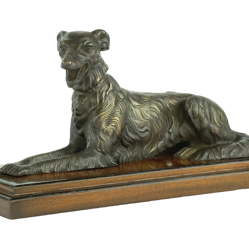 Borzoi Dog Figurine - Etsy