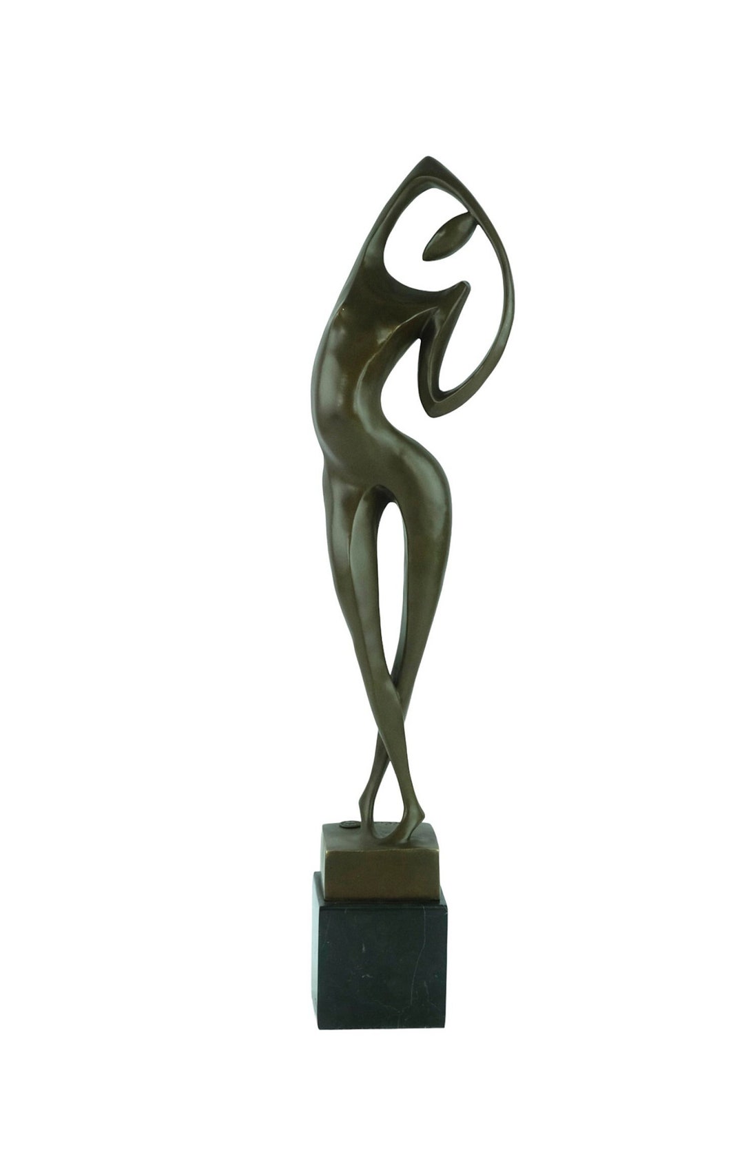 Abstract Bronze Female Sculpture Signed Milo Contemporary Art Statue ...