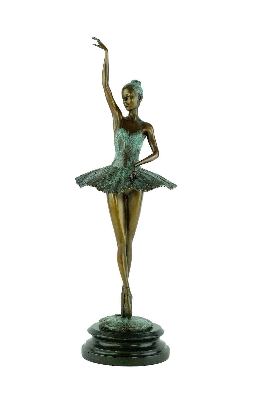 Bronze Ballerina Sculpture Graceful Ballet Dancer Statue Bronze Milo ...