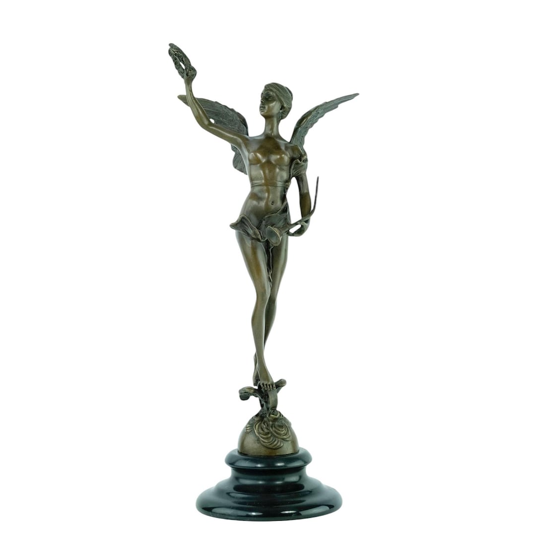 Bronze Sculpture of the Winged Victory Mythology Art Statue Bronze ...