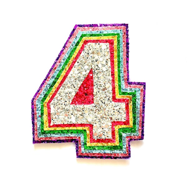 Sparkly Number - Etsy