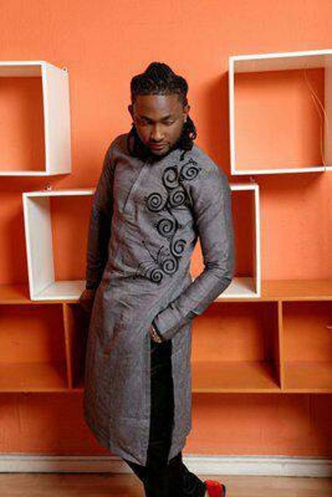 Chic African Men's Clothing, Dashiki Special Occasion Attire, Made to ...