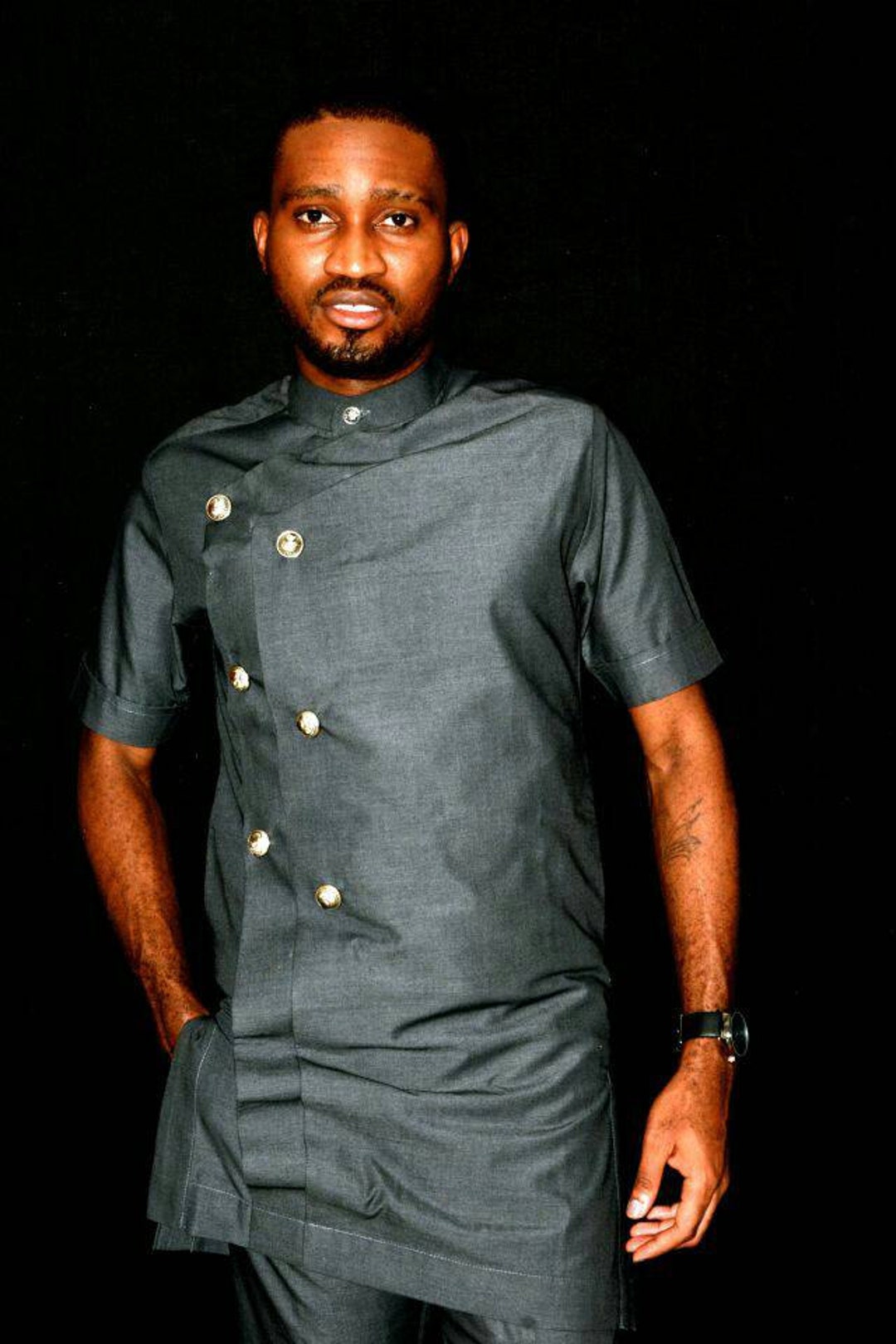 Cutting Edge Dashiki Men's Two Piece Suite. African Men's Clothing ...