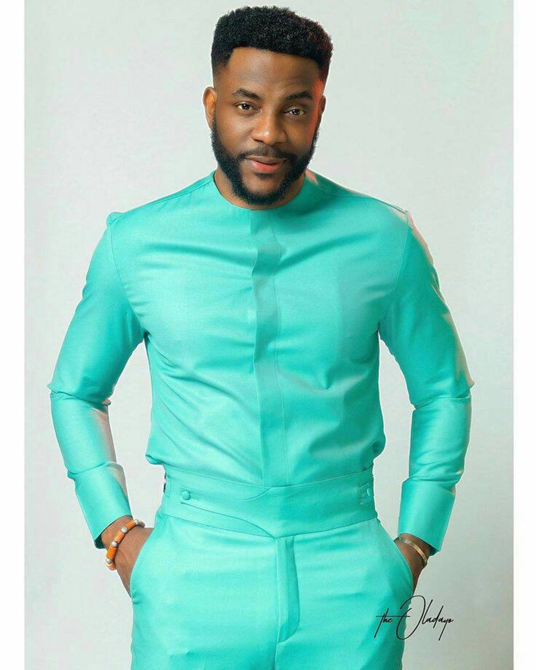 Modern African Men's Clothing,dashiki Two Piece Suite, Shirt & Pants ...