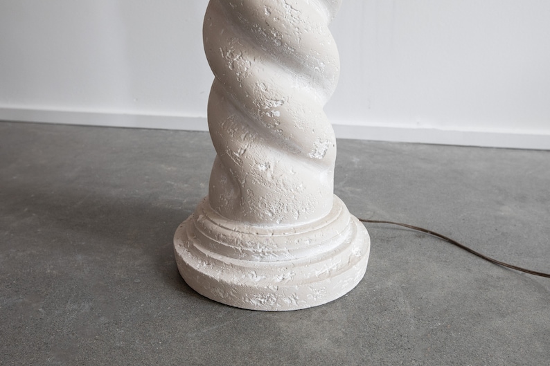 Michael Taylor Plaster Spiral Floor Lamp Circa 1980s Postmodern - Etsy