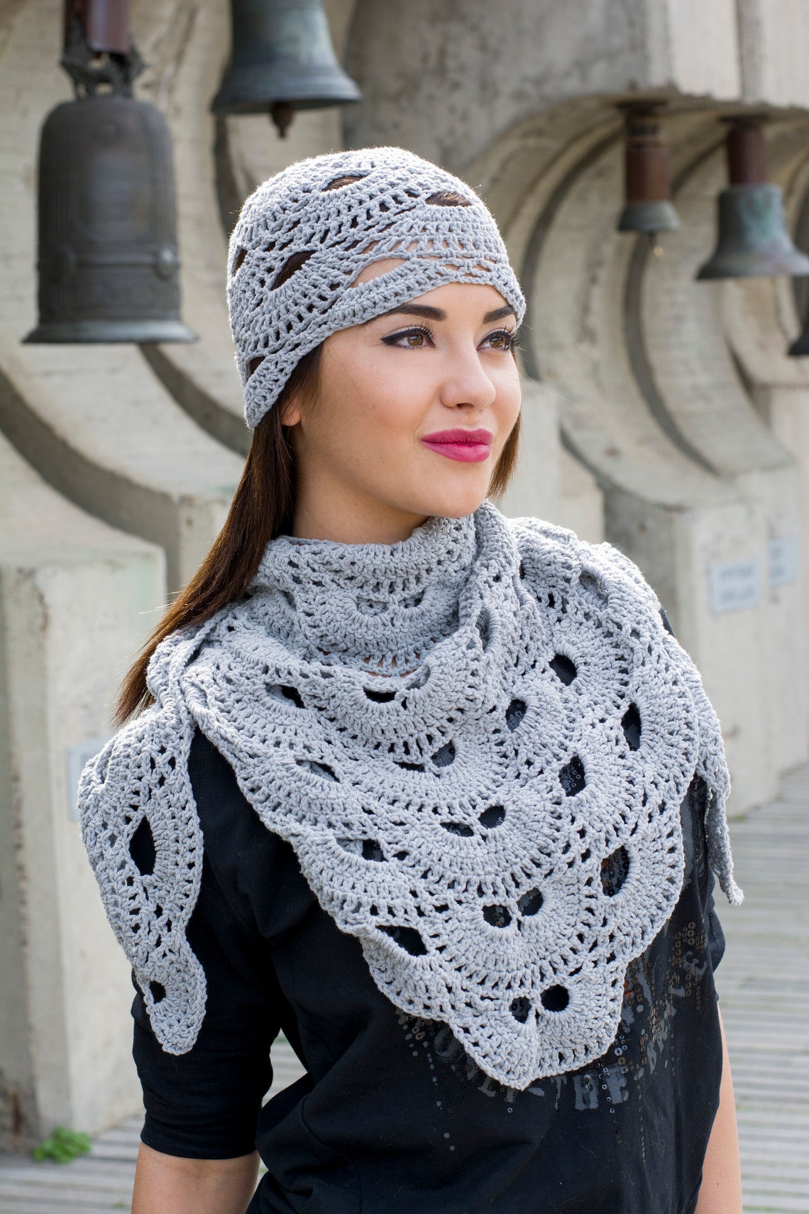 The Ios Hat Crochet Pattern PDF Virus Hat Lace Beanie DIY - Etsy