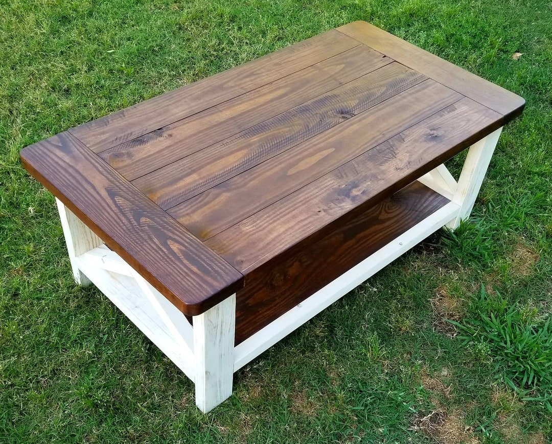 Farmhouse Coffee Table (TEXAS Delivery/pick up ONLY. No Shipping.) - Etsy