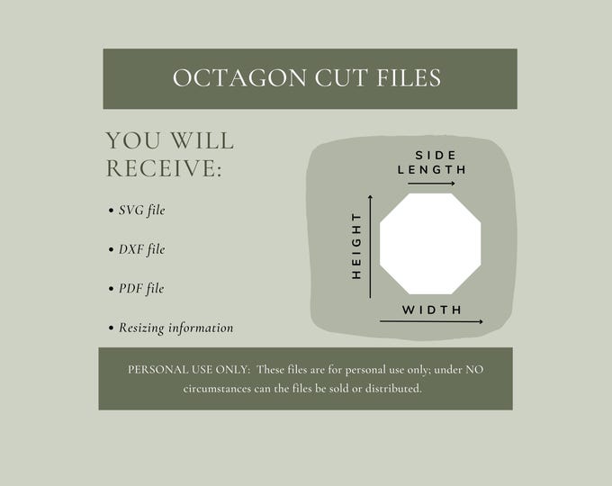 Octagon Frame Svg File, Octagon Svg, Sketch Octagon, Name Frame ...