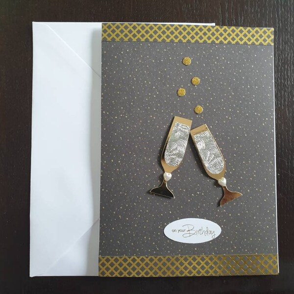 Printable Flute Birthday Card - Etsy