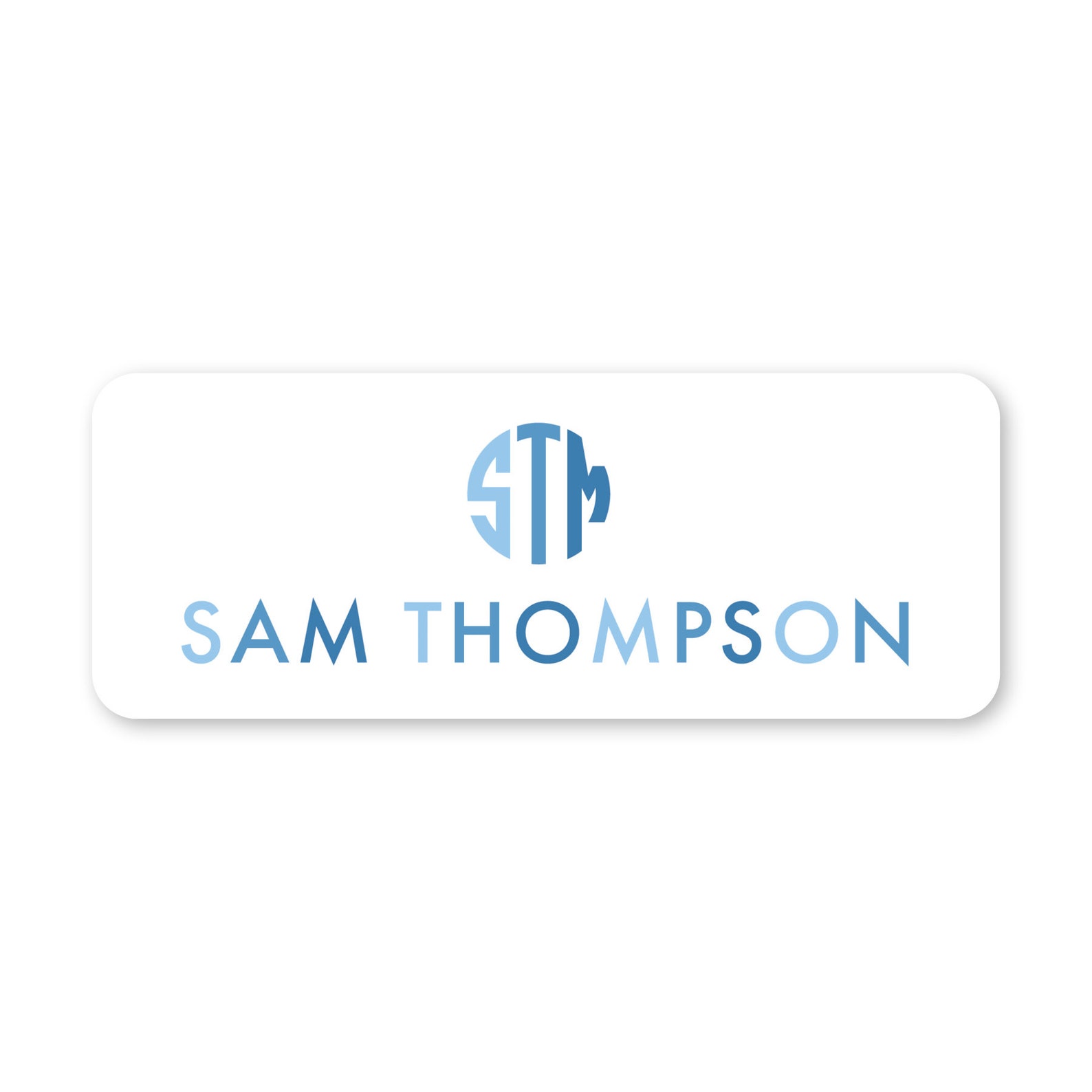 Monogram Back to School Weatherproof Vinyl Labels | Children ...