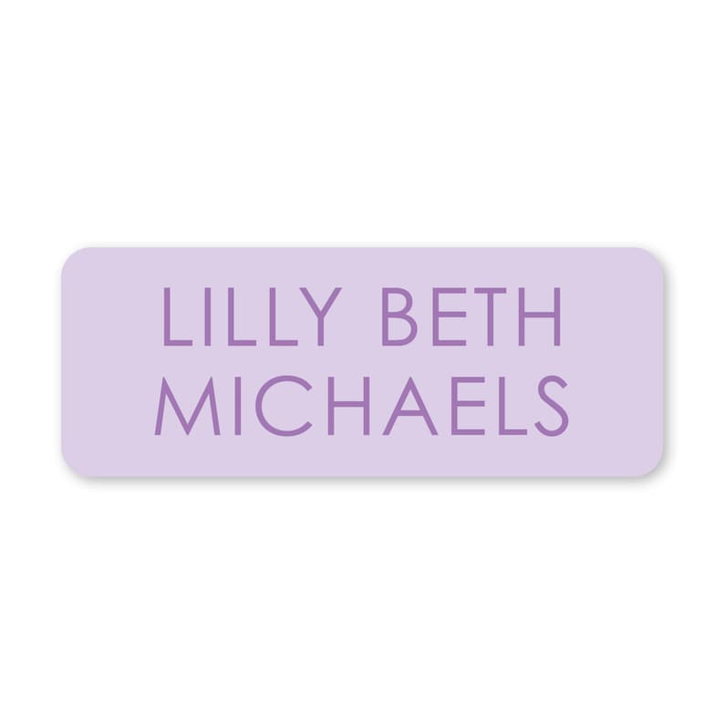 Tonal-name Back to School Weatherproof Vinyl Labels Children Classroom ...