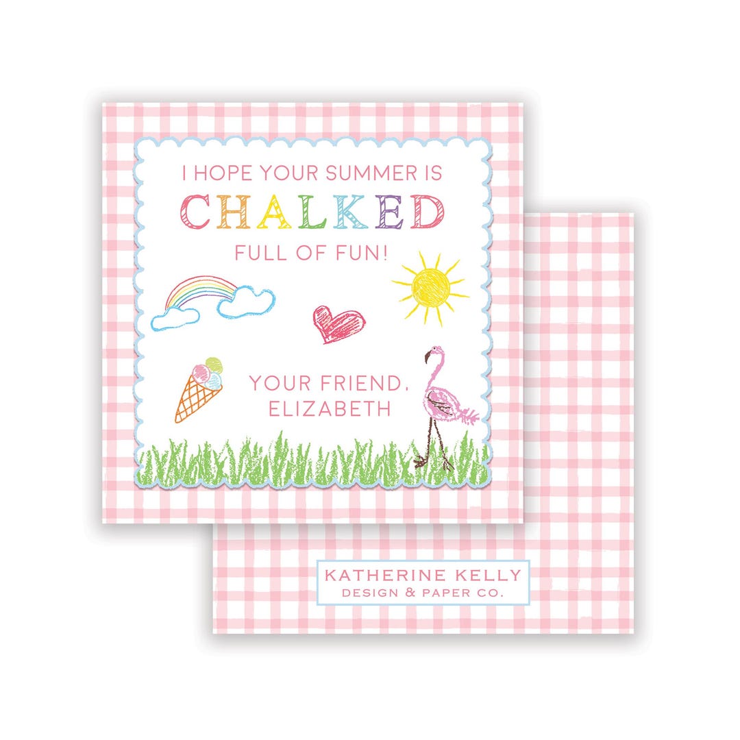 Chalked Full of Fun End of Year Gift Tags | Children | Classroom ...