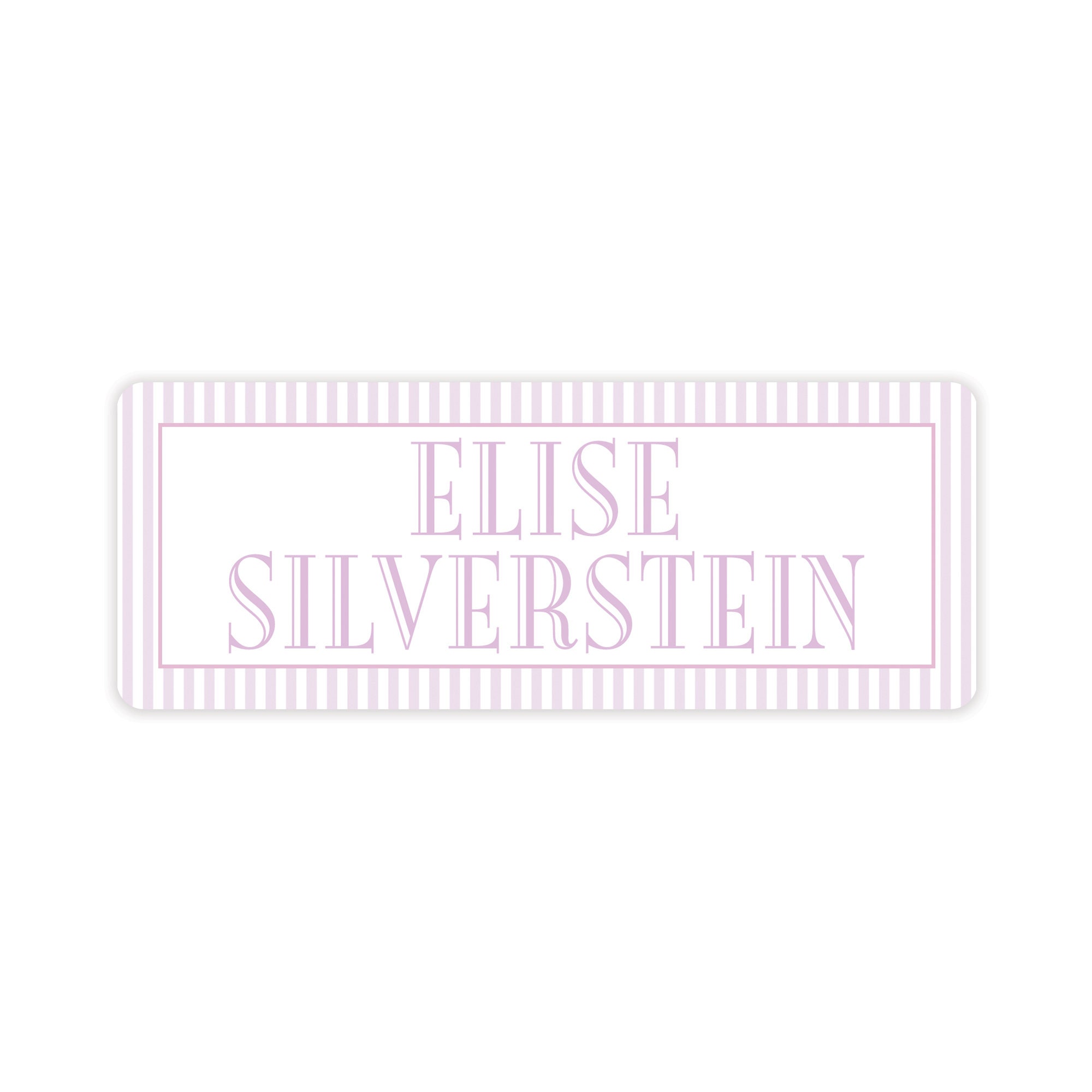 Striped Name Back to School Weatherproof Vinyl Labels | Children ...