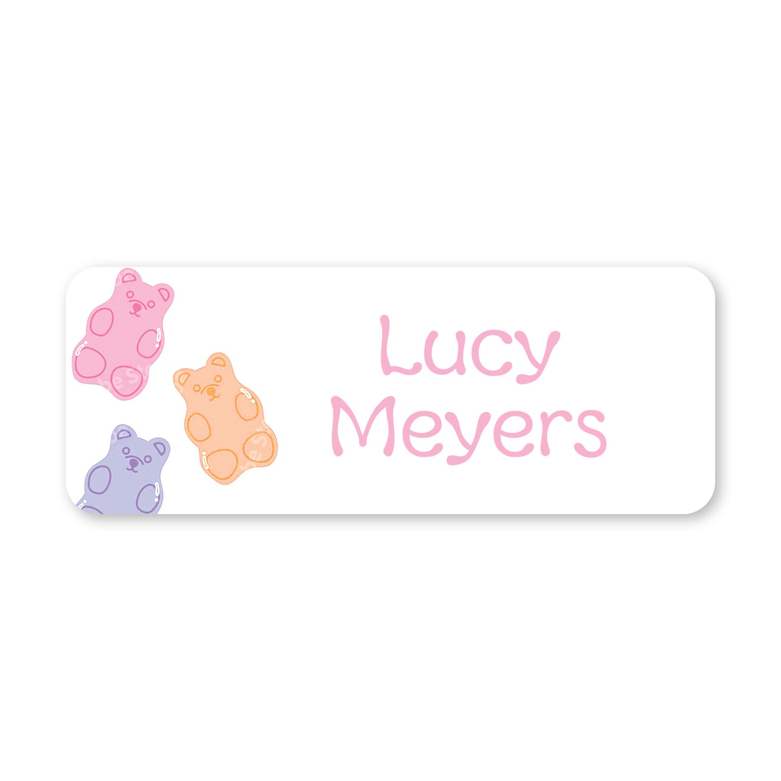 Gummy Bear Back to School Weatherproof Vinyl Labels | Children ...