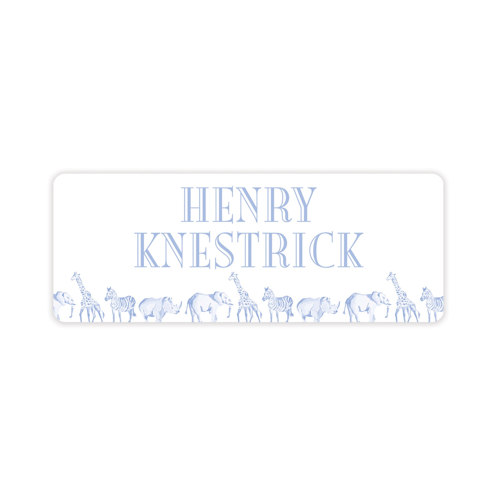 Safari Back to School Weatherproof Vinyl Labels | Children | Classroom ...