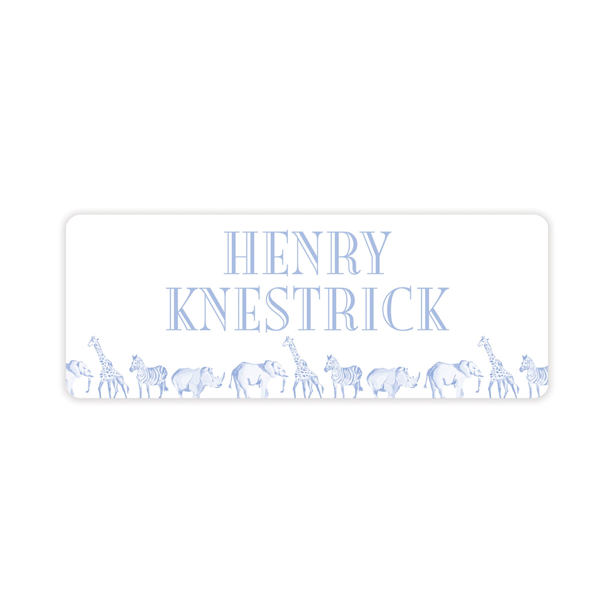 Safari Back to School Weatherproof Vinyl Labels | Children | Classroom ...