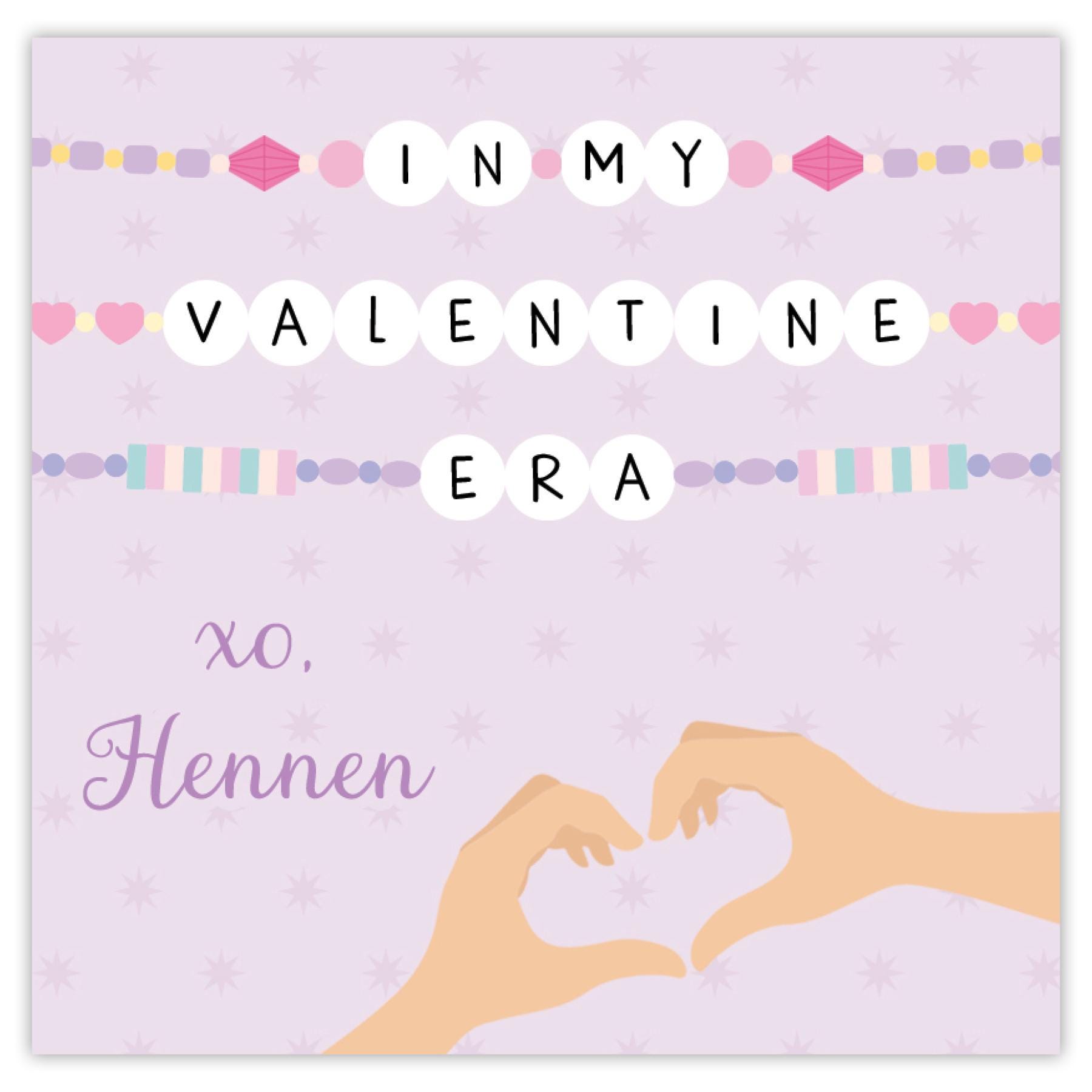 Swifty Era Valentine's Day Tag | Printable Gift for Kids (personalized ...