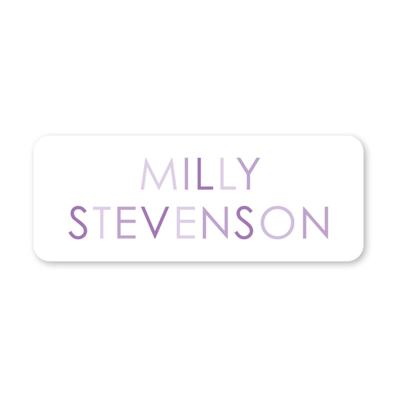 Multi-name Back to School Weatherproof Vinyl Labels | Children ...