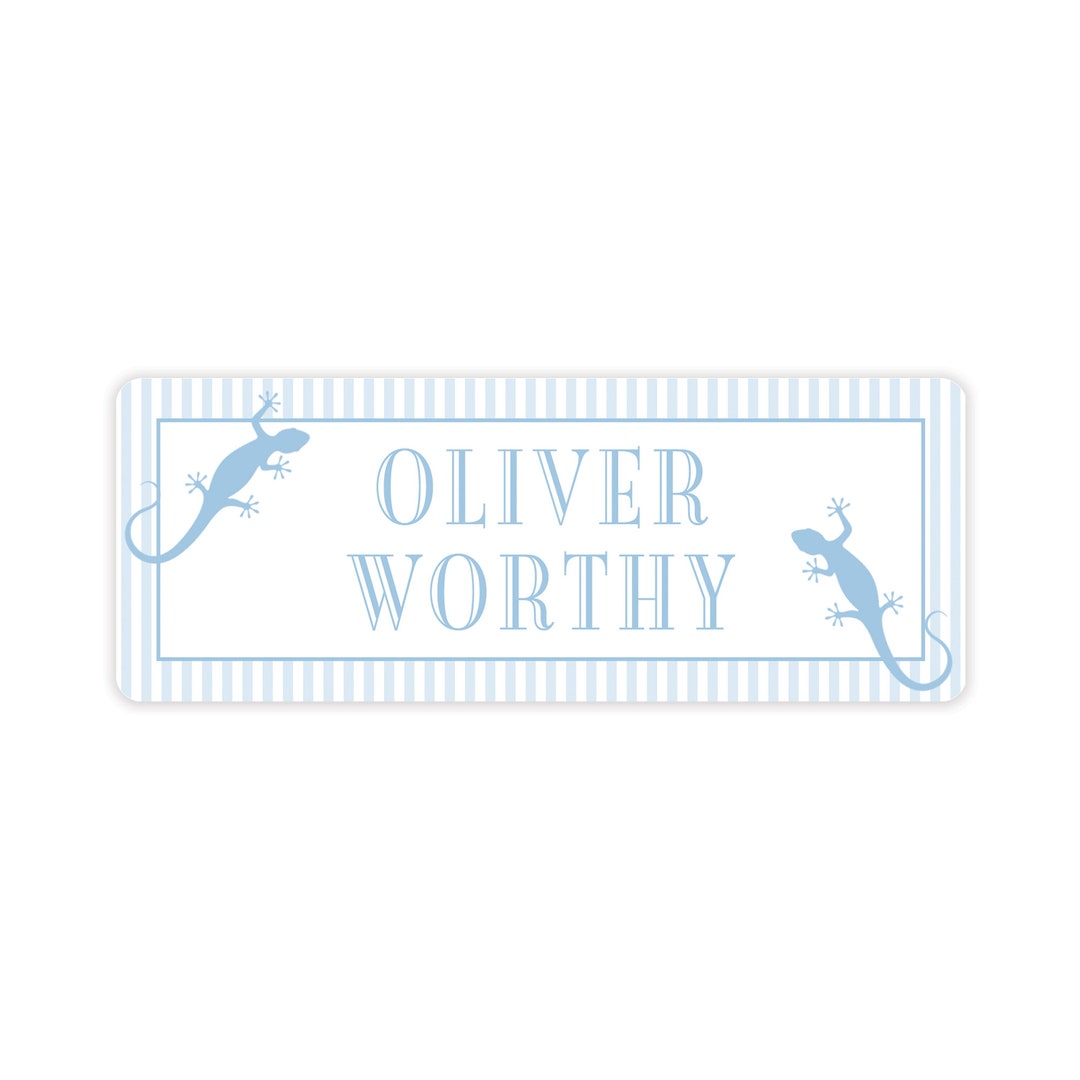 Lizard Back to School Weatherproof Vinyl Labels Children Classroom ...