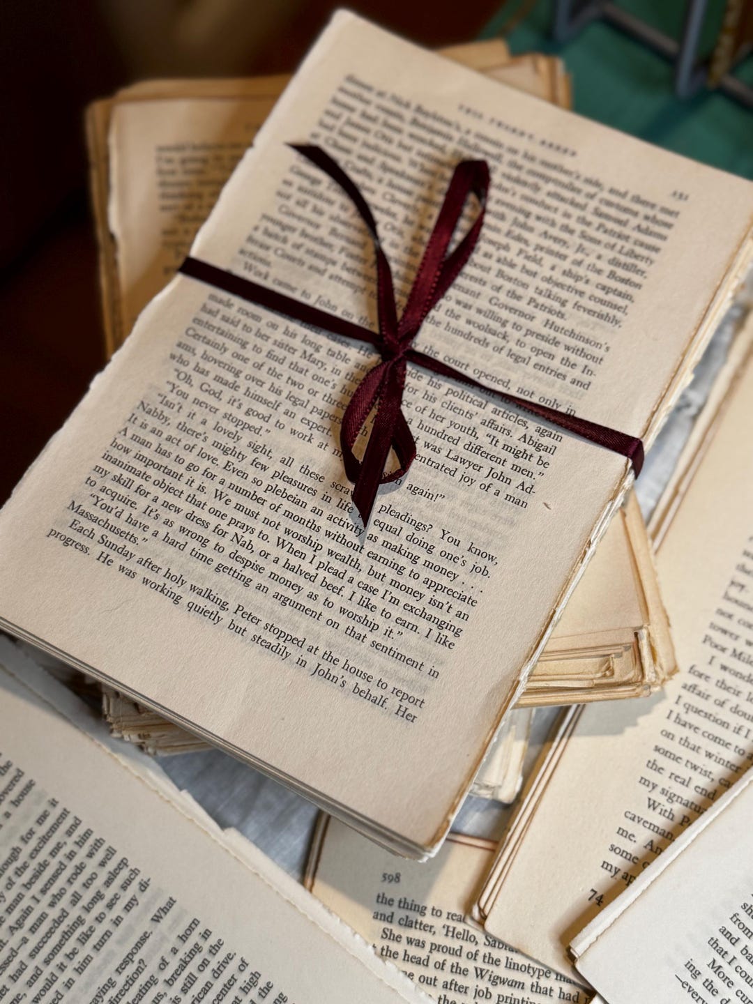 100 Book Pages Mixed Media / Vintage Novel Pages / Vintage Book Pages ...