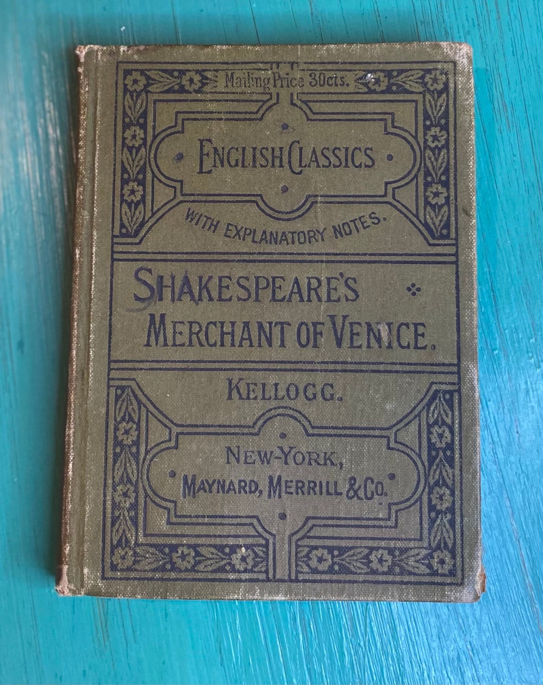Shakespeare's Merchant of Venice 1882 / English Classics Kellogg ...