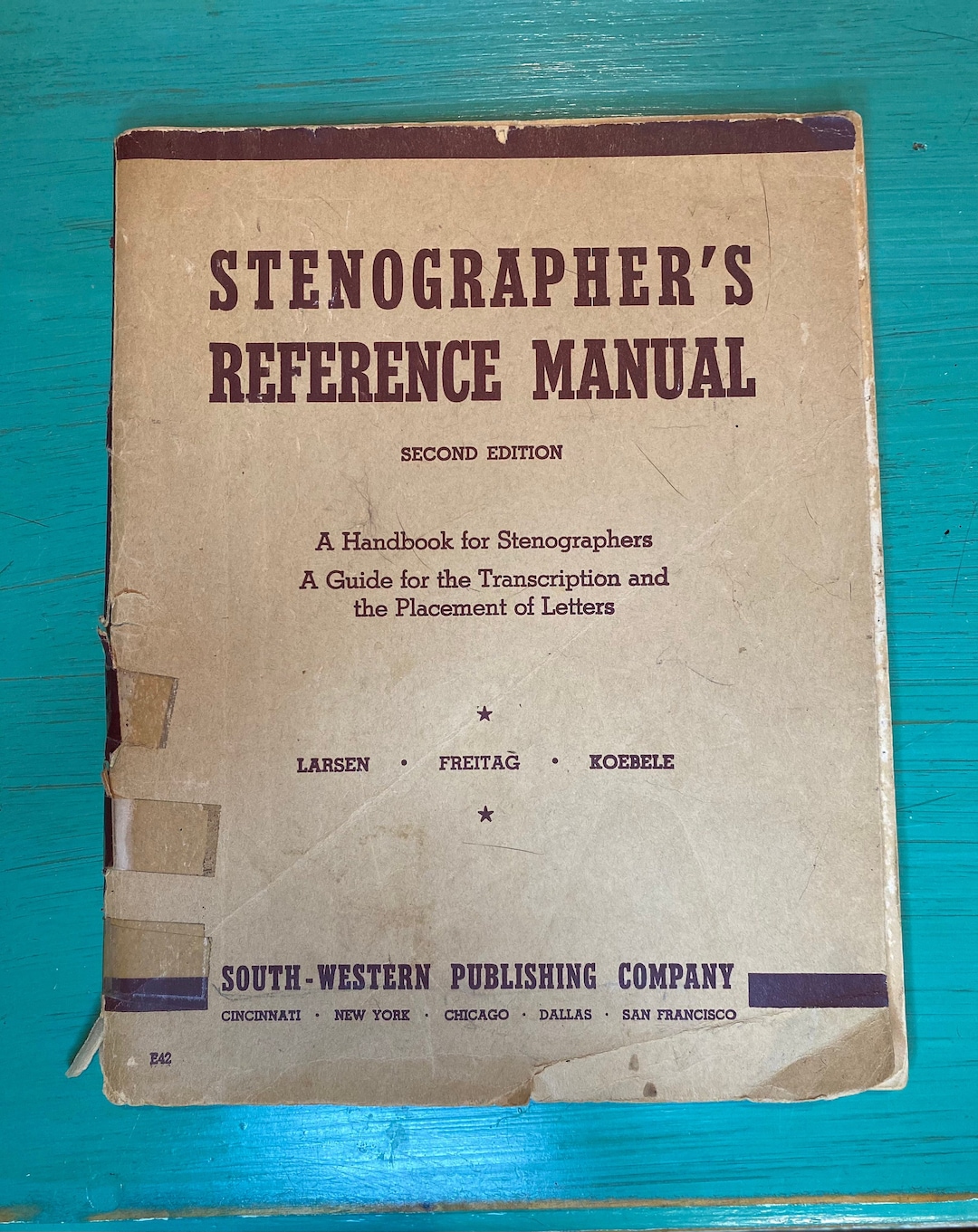 1940 Stenographer's Reference Manual / Vintage Handbook for ...