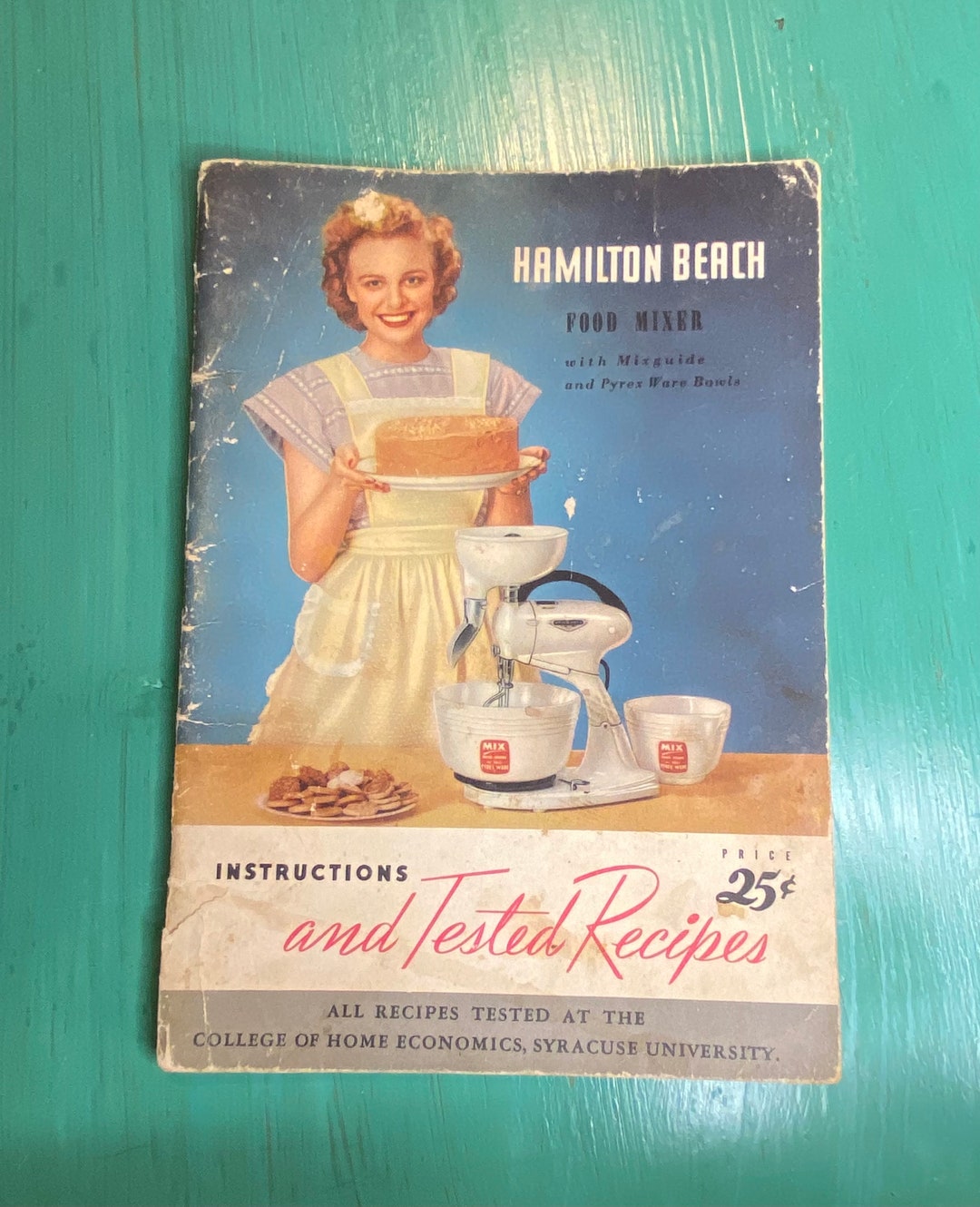 Hamilton Beach Food Mixer Instruction & Tested Recipes / Vintage ...