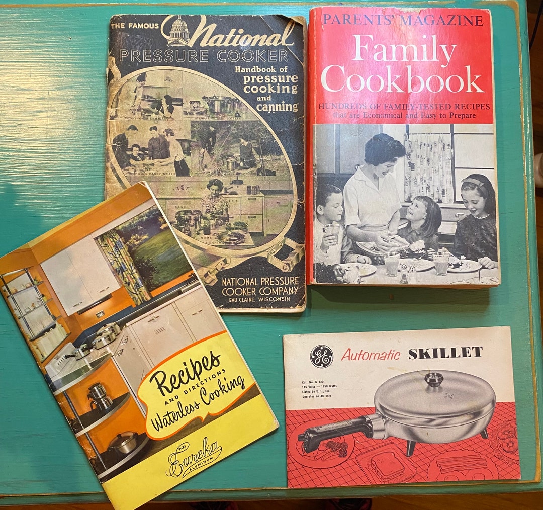 Lot of Vintage Kitchen Handbooks Recipes / National Pressure Cooker ...