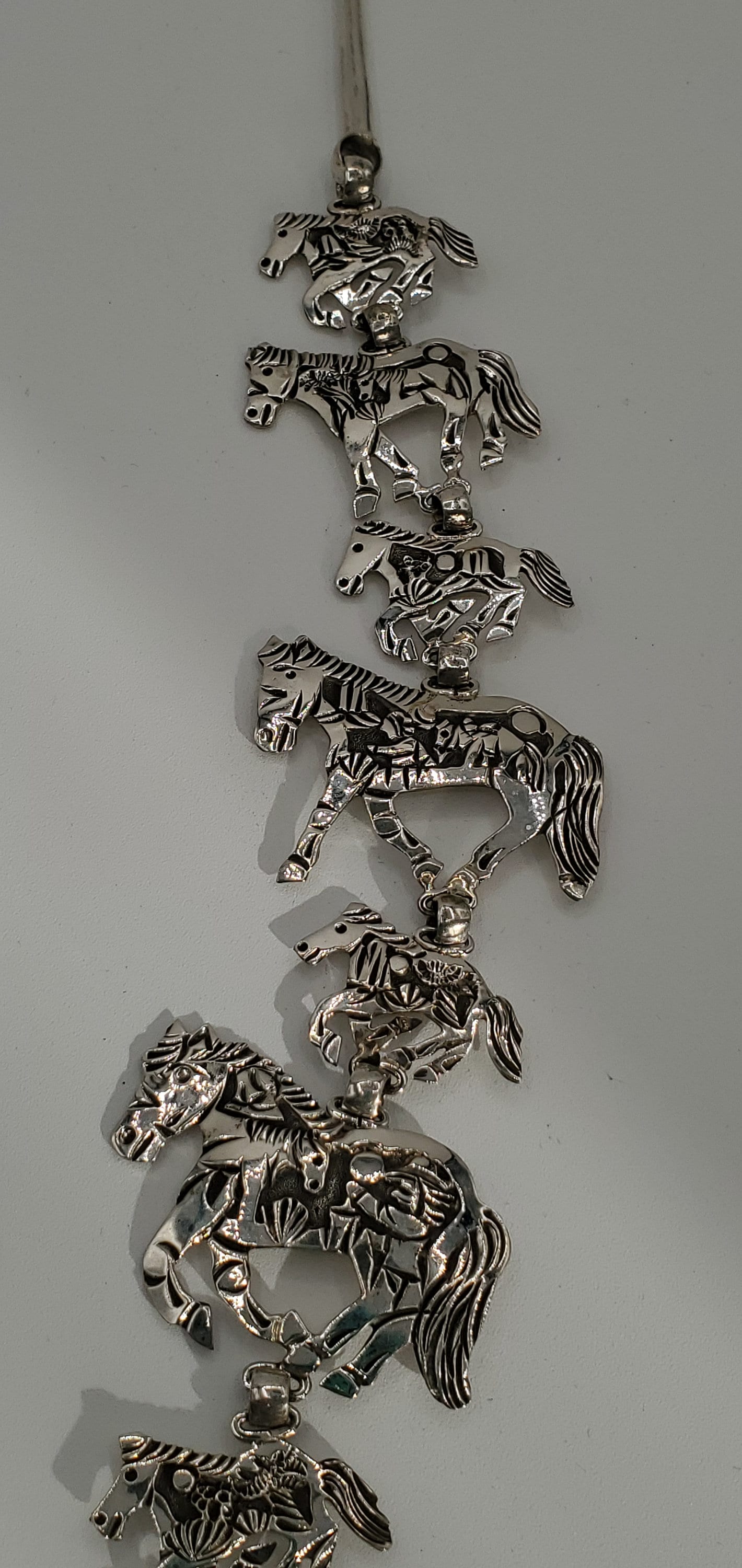 Native American Sterling Silver Horse Necklace by Lloyd Becenti - Etsy