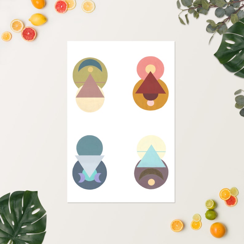 Four Elements Poster - Etsy