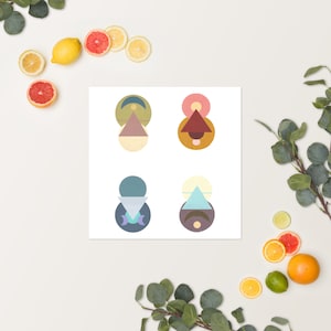 Four Elements Poster - Etsy