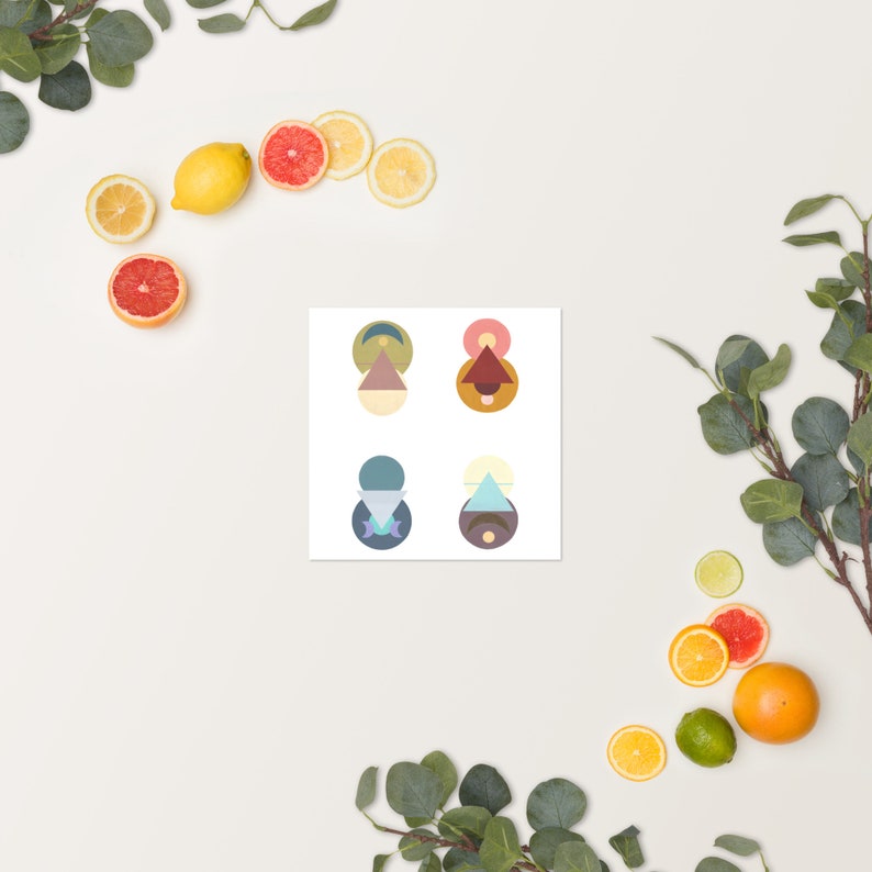 Four Elements Poster - Etsy