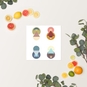 Four Elements Poster - Etsy