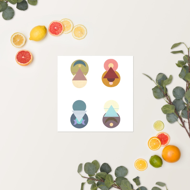 Four Elements Poster - Etsy