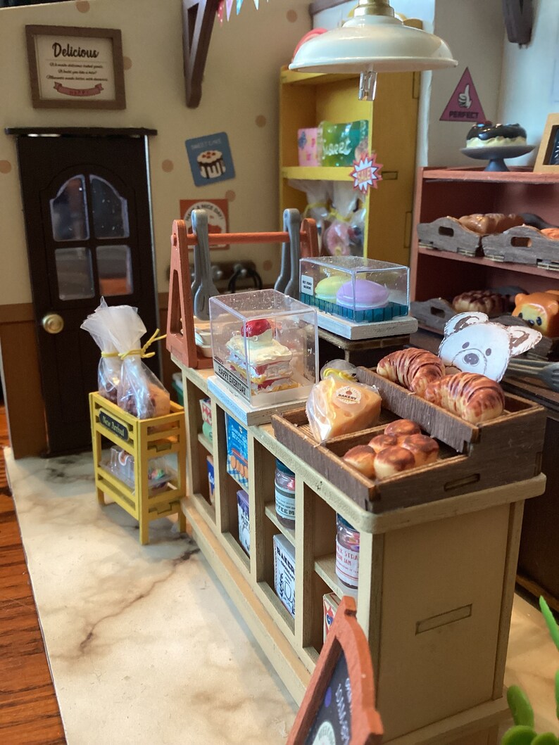 Miniature Room Bakery OOAK Handmade Completed Dollhouse - Etsy