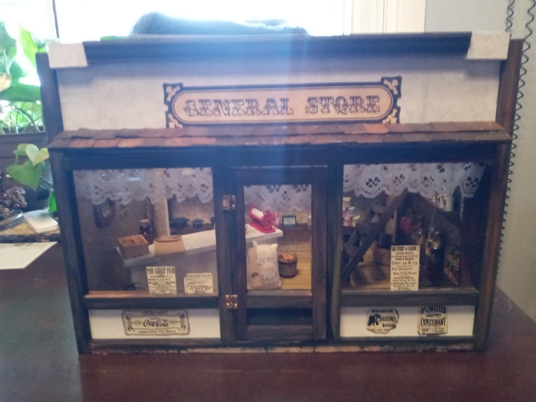 Country Store Dollhouse Diorama OOAK - Etsy
