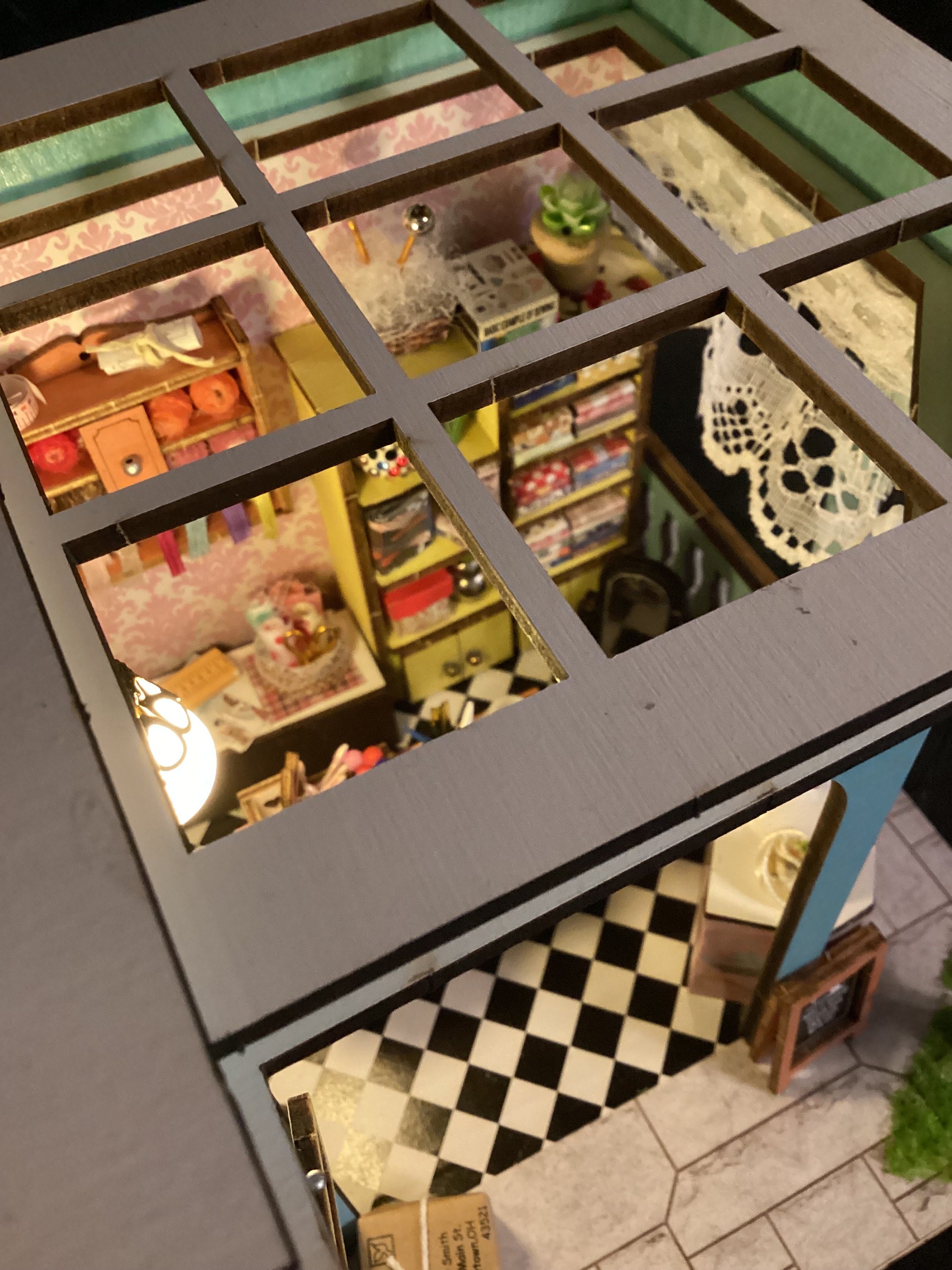 Completed Miniature Room Store Tailor Shop Lighted DIY - Etsy