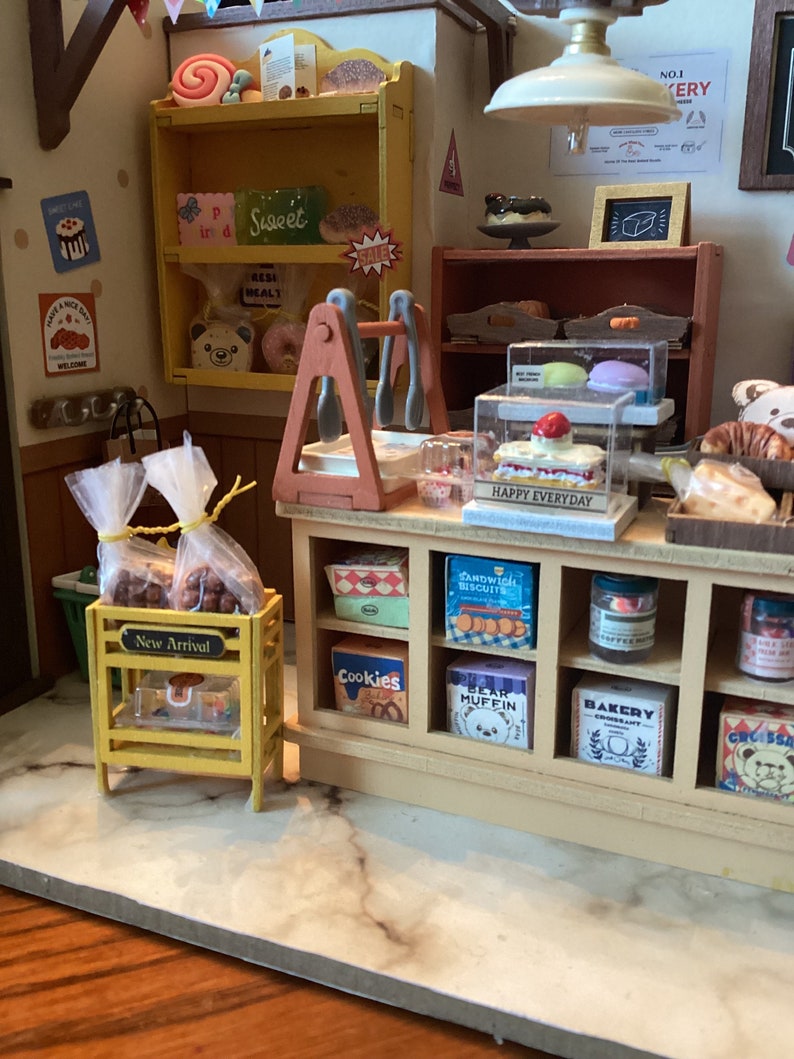 Miniature Room Bakery OOAK Handmade Completed Dollhouse - Etsy
