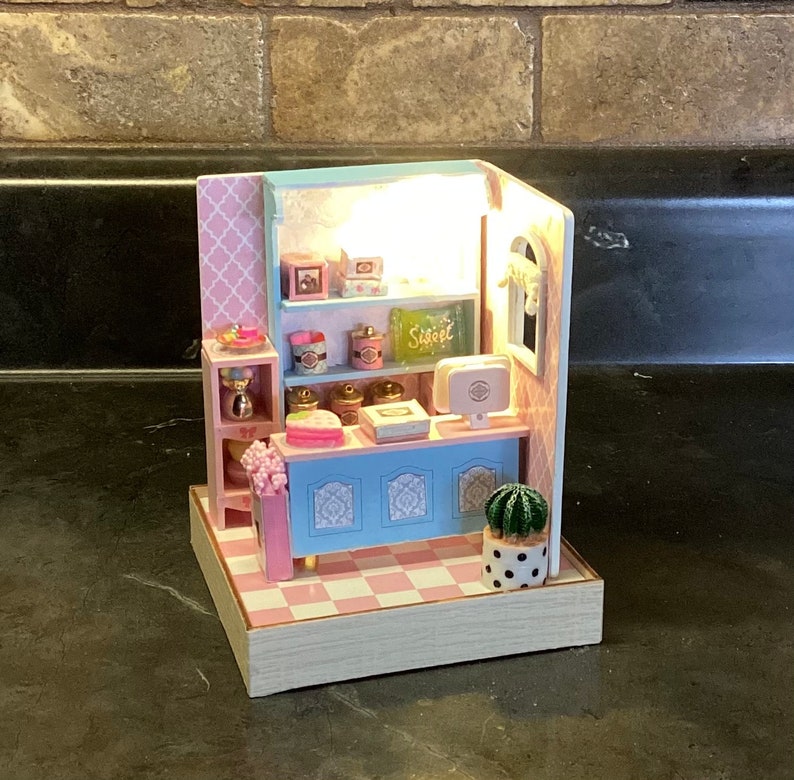 Miniature Candy Store Completed Lighted OOAK - Etsy