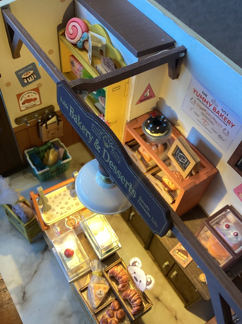 Miniature Room Bakery OOAK Handmade Completed Dollhouse - Etsy