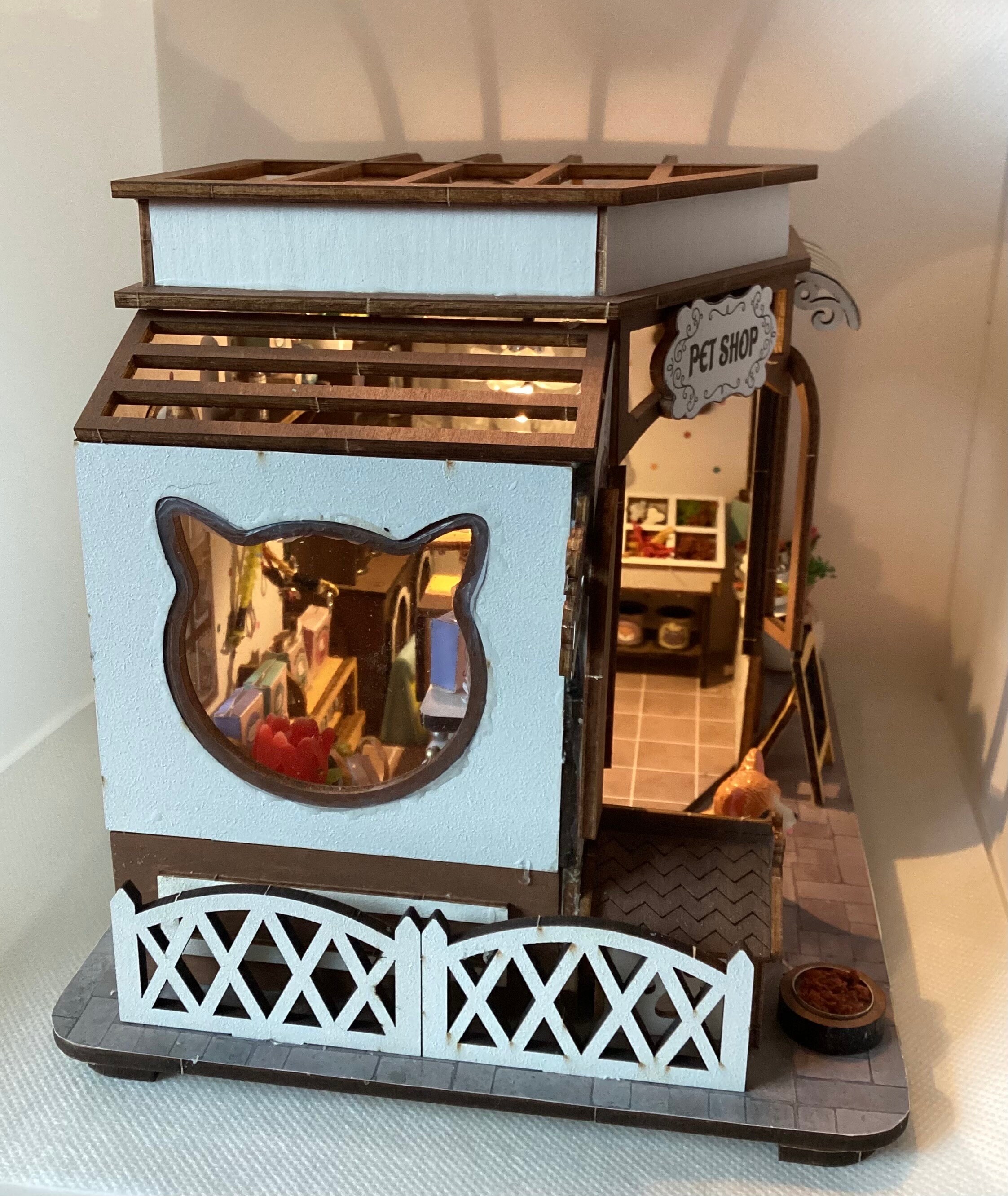 Miniature Diorama Pet Store Completed and Lighted Dollhouse Room - Etsy