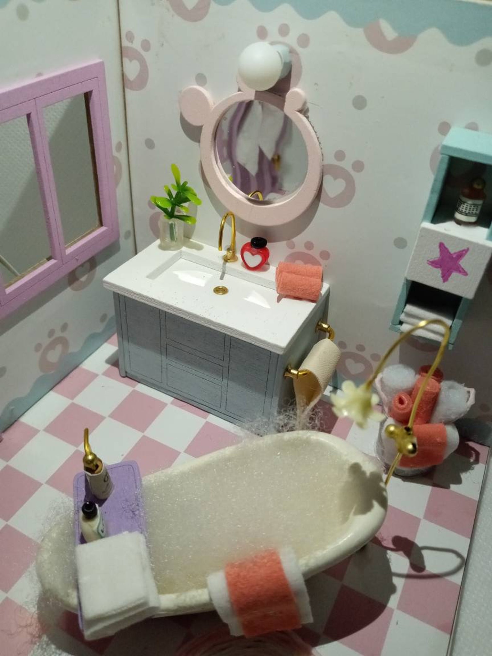 Miniature Bathroom 1:12 Completed DIY Room - Etsy