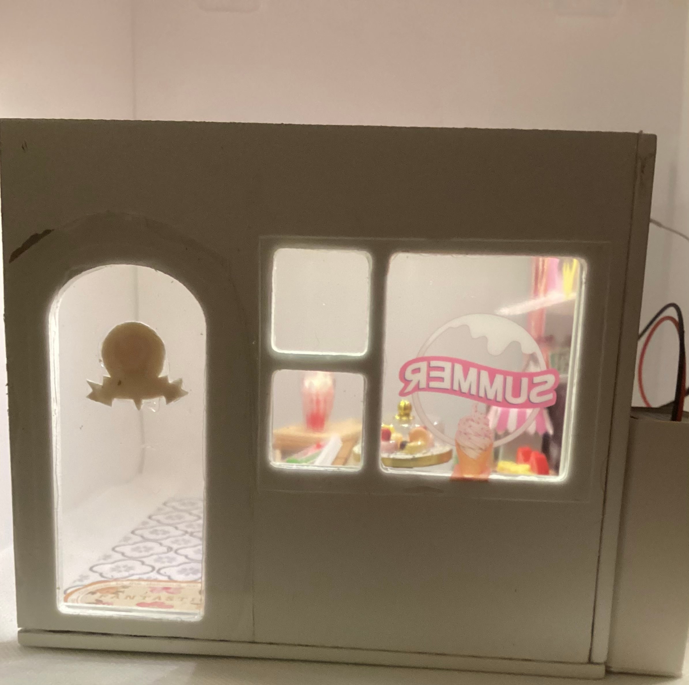 Miniature Ice Cream Shop 1:6 Scale W/ Lights - Etsy